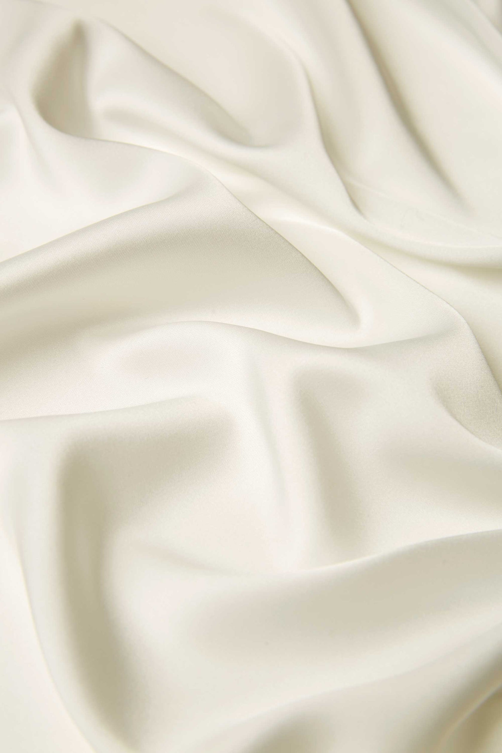 Ivory Satin Hijab – Haute Hijab