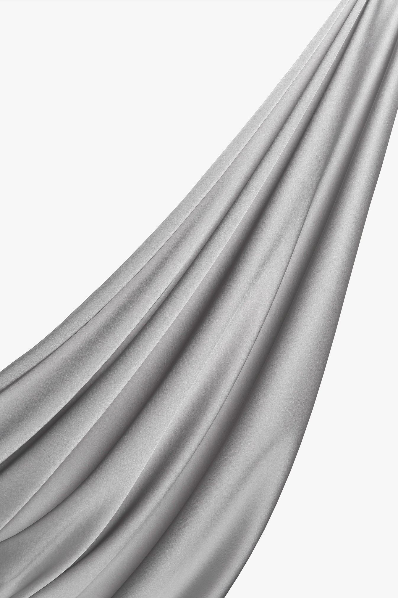 Perfect Satin Hijab - Silver – Haute Hijab