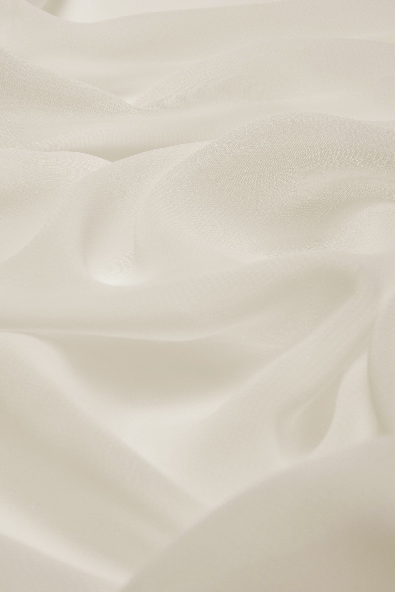 Ivory Chiffon Hijab – Haute Hijab